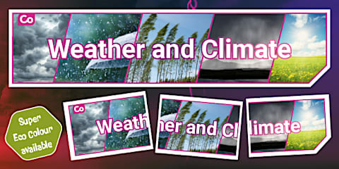 Extreme Weather Display Poster Pack