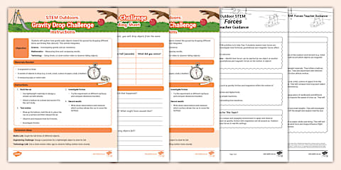 STEM Outdoors: Parachute Drop Experiment