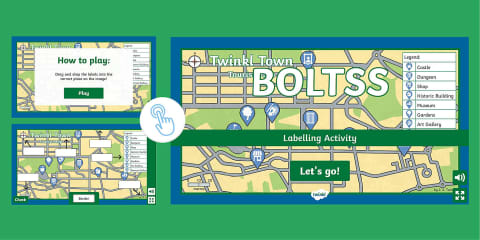 BOLTSS Map Display Poster | Geography Display Resources