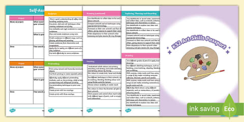 KS1 and KS2 Art and Design Assessment Spreadsheet
