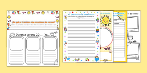 Ficha de actividad: Carnet de clase - Vuelta al cole