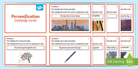 Literary Technique Posters: Anthropomorphism