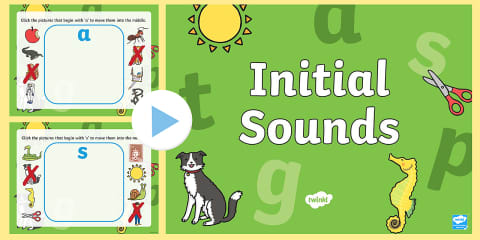 SATPIN Initial Sounds PowerPoint Game