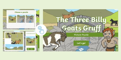 The Three Billy Goats Gruff Spot the Difference PowerPoint