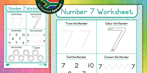 Number 7 Activity Sheet