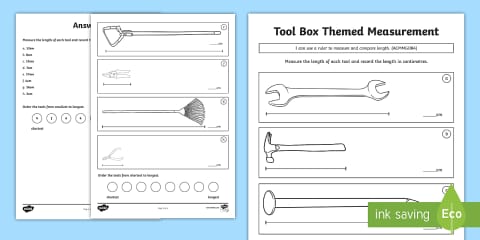 Measuring Length Using Informal Units Worksheet
