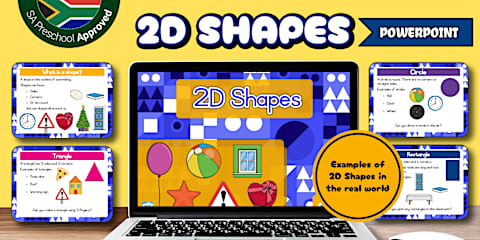 Playing with 2D Shapes Activity Sheet