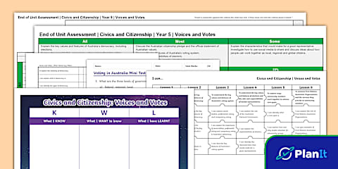 Year 5 HASS Civics and Citizenship Voices and Votes Lesson 5 Civic Goals