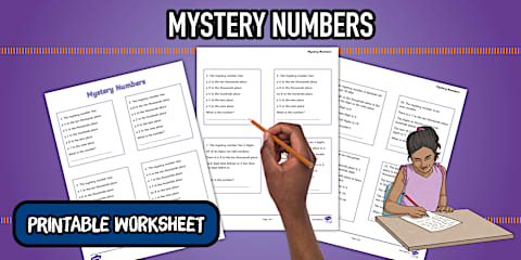 Decimal Place Value Riddle Challenge Cards