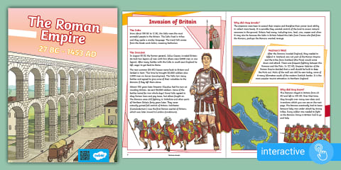 The Roman Empire Interactive Word Search