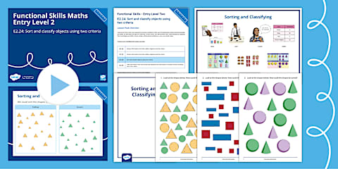 Maths Functional Skills Entry Level:2.10: Recognise Simple Fractions ...