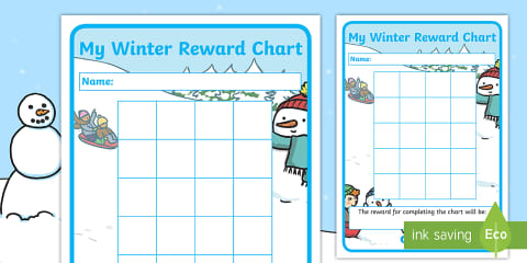 Santa-Themed Reward Chart