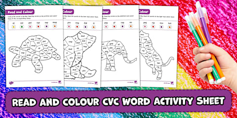 CVC Word Domino Game