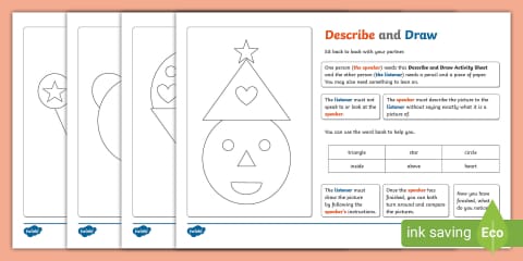 Listening Skills Drawing Activity (Ages 5 - 9)