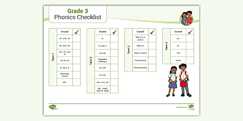 Phonics Checklist Grade 2 - CAPS