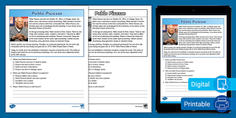 KS1 (Ages 5-7) Art: Pablo Picasso Video Lesson