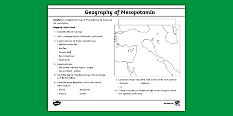The Fertile Crescent Map