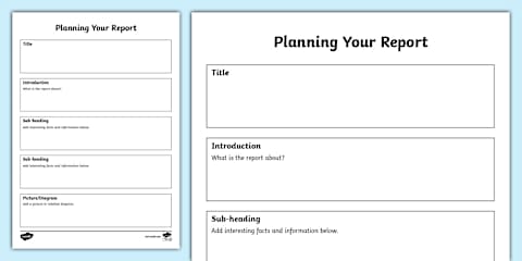 Writing a Non-Chronological Report PowerPoint and Worksheet