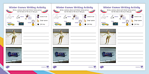 Letter to Winter Writing Template
