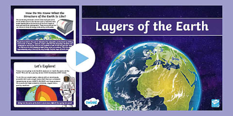KS3 The Structure of the Earth Worksheet