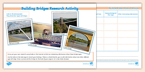 Bridge Building Activity | STEM | Primary Resource