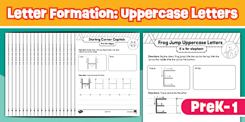 Space Word and Picture Tracing Worksheets