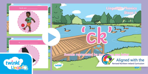 Phase 2 Phonics Lesson 13 - Set 4 'ck' Video
