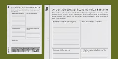 Year 7 History Roman Gladiators Fact File Template