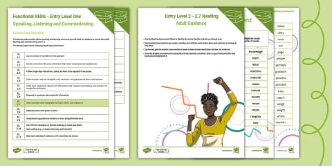 English Functional Skills: Entry Level 1: Complete Pack (EL1.1 to EL1.7)