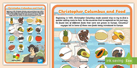 Christopher Columbus Journeys Map Hotspot
