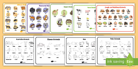 North American Animal Habitats PowerPoint & Google Slides for K-2nd Grade
