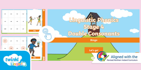 Doubling Consonants Interactive Sorting Game