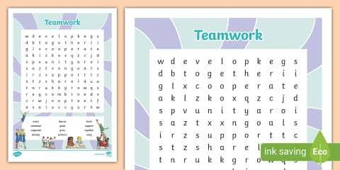 Starry-Eyed Stan Teamwork Games Worksheet
