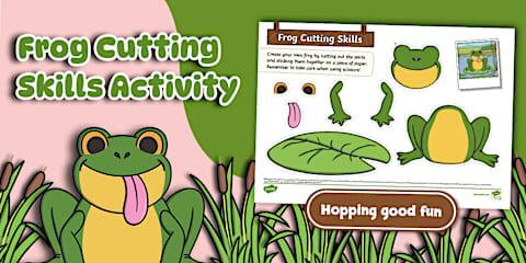 Triceratops Cutting Skills Activity
