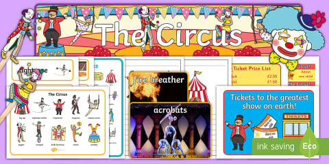 Circus Themed Editable PowerPoint Template