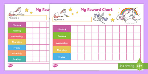 My Sticker Reward Chart - KS1 Resource