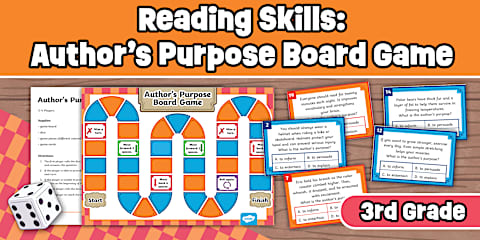 Fourth Grade Author's Purpose: Text Structure Sorting Activity