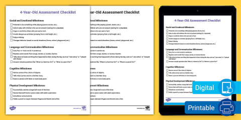 5 Year Old Milestones Checklist Guide