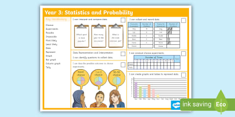 Year 3 Statistics: Interpret and Present Data Lesson 1