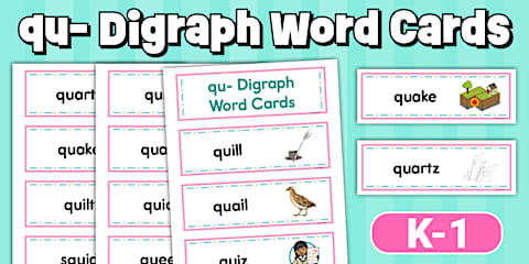 -ng Digraph Word Cards