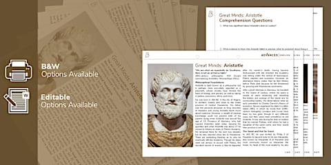 KS5 Great Minds: Plato Reading Comprehension