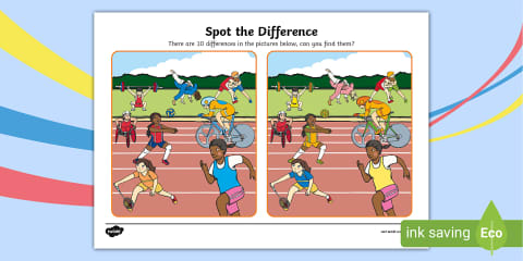 Bee Spot the Difference Worksheet