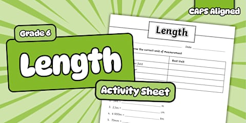Grade 6 - Maths - Term 3 - Mass - Activity Sheet (CAPS Aligned)