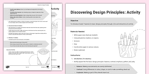 Complementary Colours - Activity Sheet
