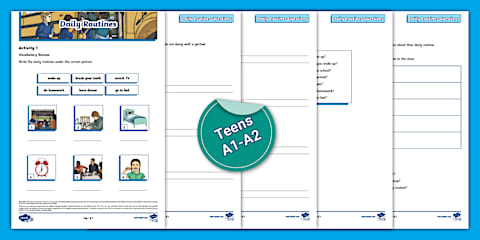 ESL First Day of Class Speaking Games [Teens, A1]