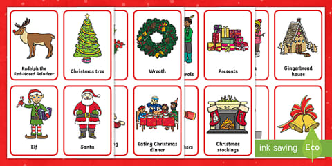 Christmas-Themed Brain Break Cards - Grab and Go!
