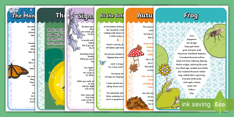 KS1 Poetry on Seasons: Spring Rhyming Poetry Activity Pack
