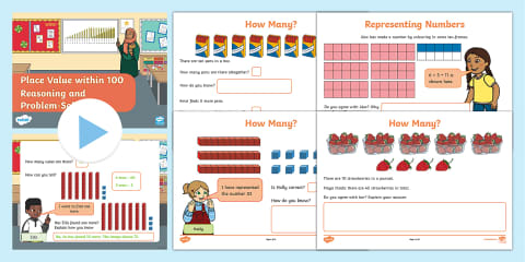 Number and Place Value within 20 Reasoning and Problem-Solving Pack