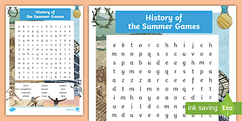 History of the Summer Games Cloze Activity