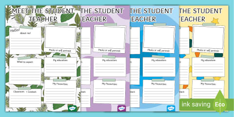Meet the Teacher Template (Editable)